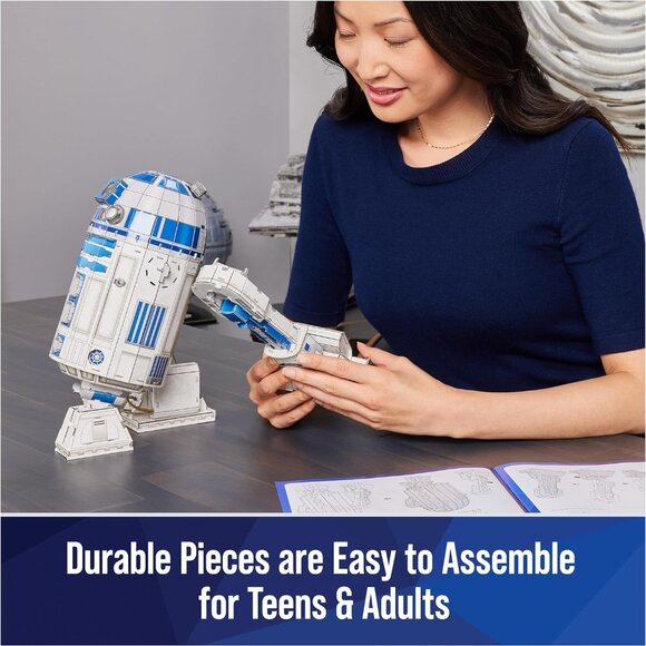 Toys | Spin Master Games 4d Build Star Wars R2d2 Cardstock 3d Model Kit ...